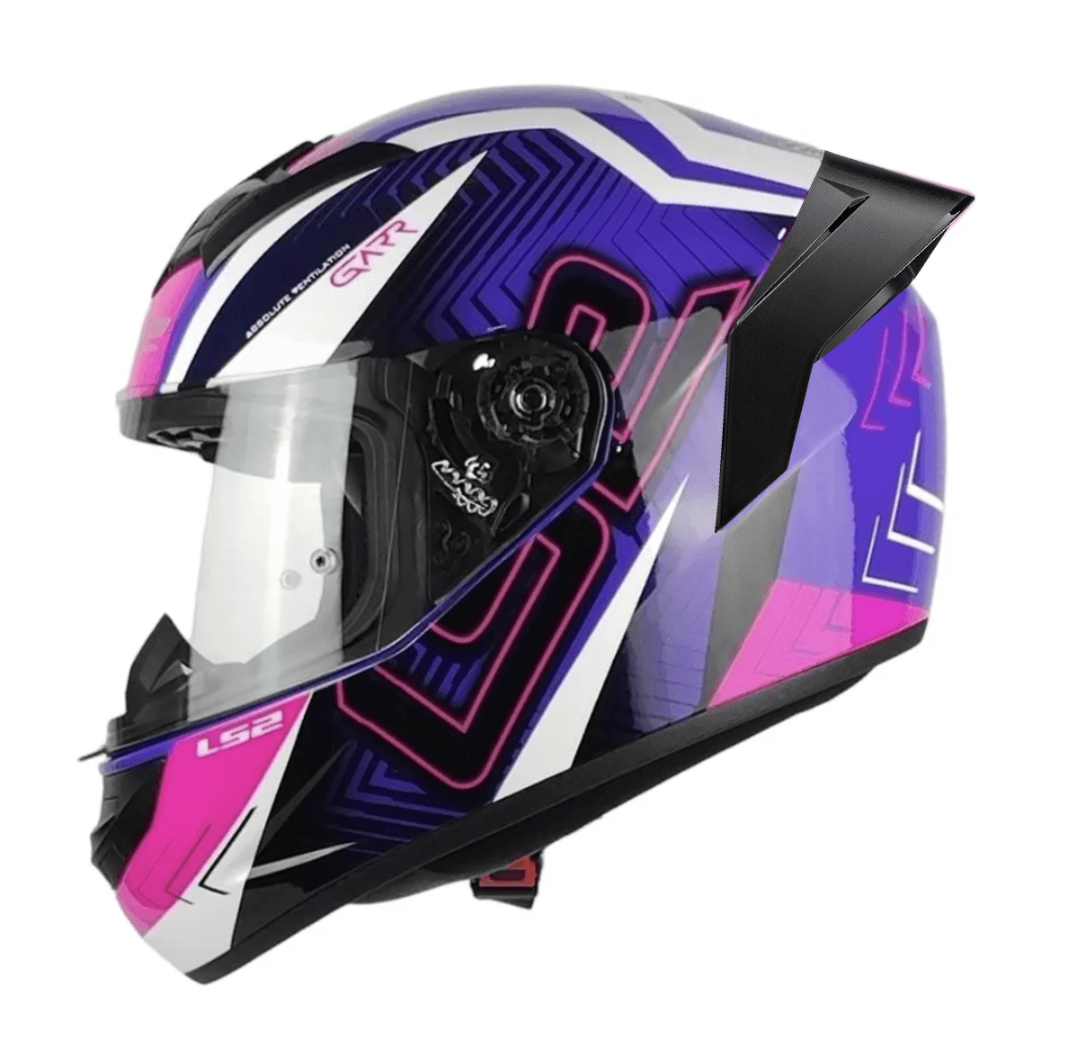 CASCO LS2 352 ROOKIE GARR ROSA / VIOLETA - LC2 Motoparts